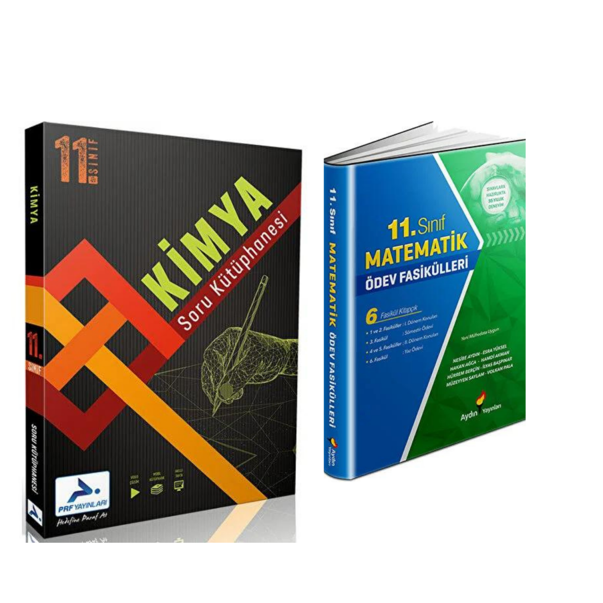 Paraf Yayınları 11.sınıf Kimya Soru Kütüphanesi & Aydın Yayınları 11.sınıf Matematik Ödev ...
